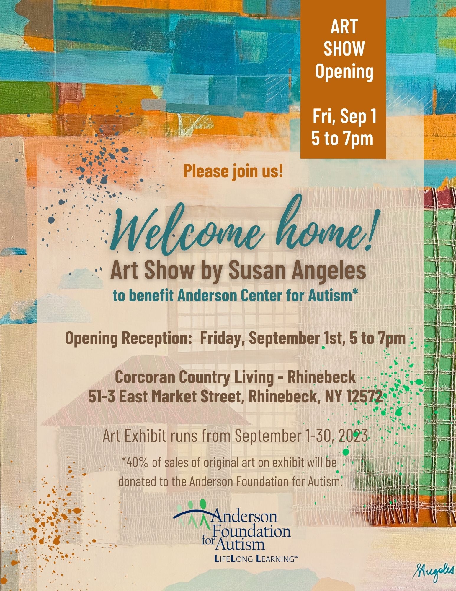 "Welcome Home" Art Show - Anderson Center for Autism