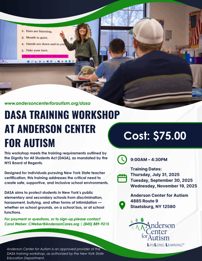 DASA Training Workshop at Anderson Center for Autism | Anderson Center for Autism